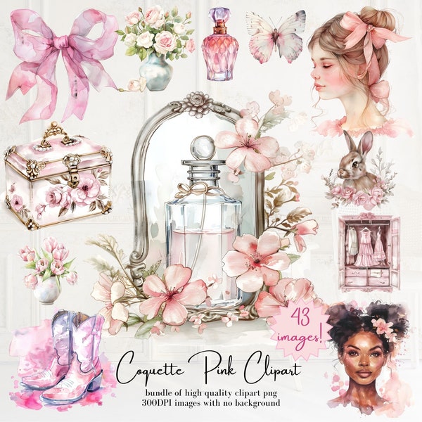 Girly Clip Art - Etsy