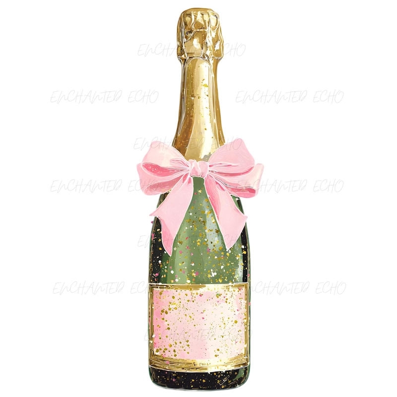Champagne Clipart Bow - Etsy