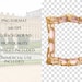 Pink Rococo Frames Clipart Bundle – Antique Victorian Border PNG ...