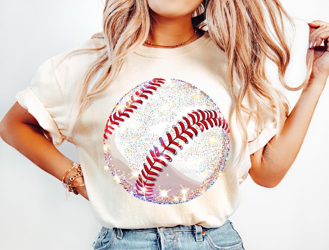 Glitter Baseball Coquette PNG Soft Girl Era Baseball PNG Baseball Mom ...