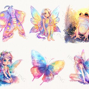 Fairy World Clipart, Fantasy Fairy Graphics, Magical Fairy Cottage ...