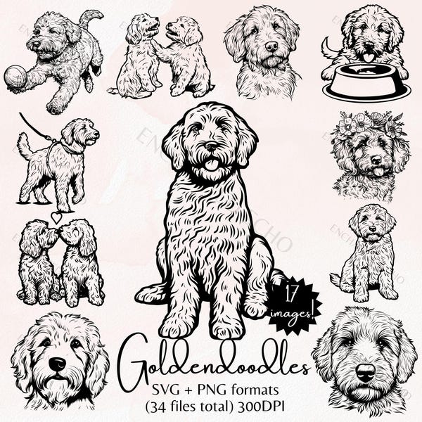 Goldendoodle Svg - Etsy