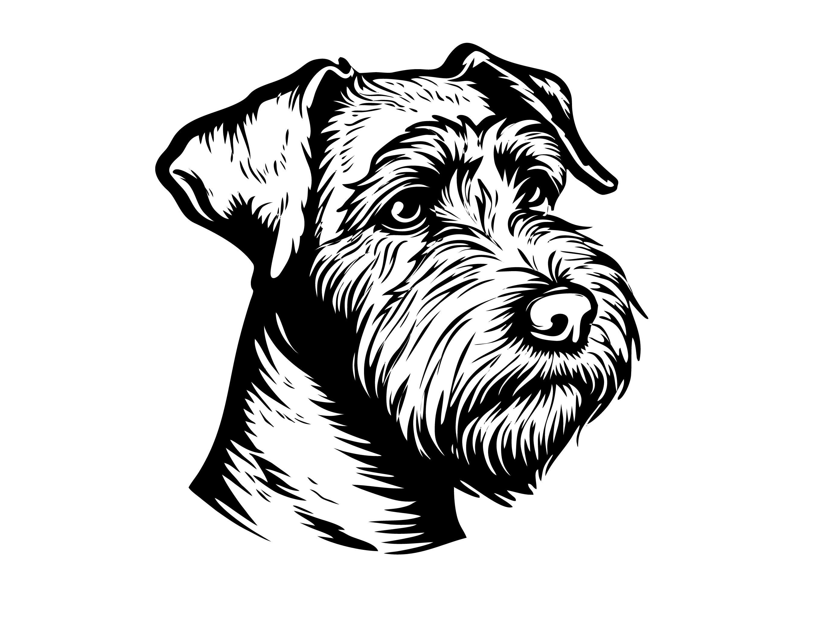 Airedale SVG Image Airedale Dog SVG File High Quality Digital Download ...