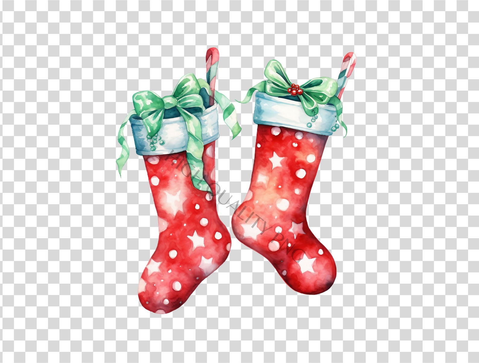 Stocking Clipart Cozy Clipart Colorful Stockings Watercolor - Etsy