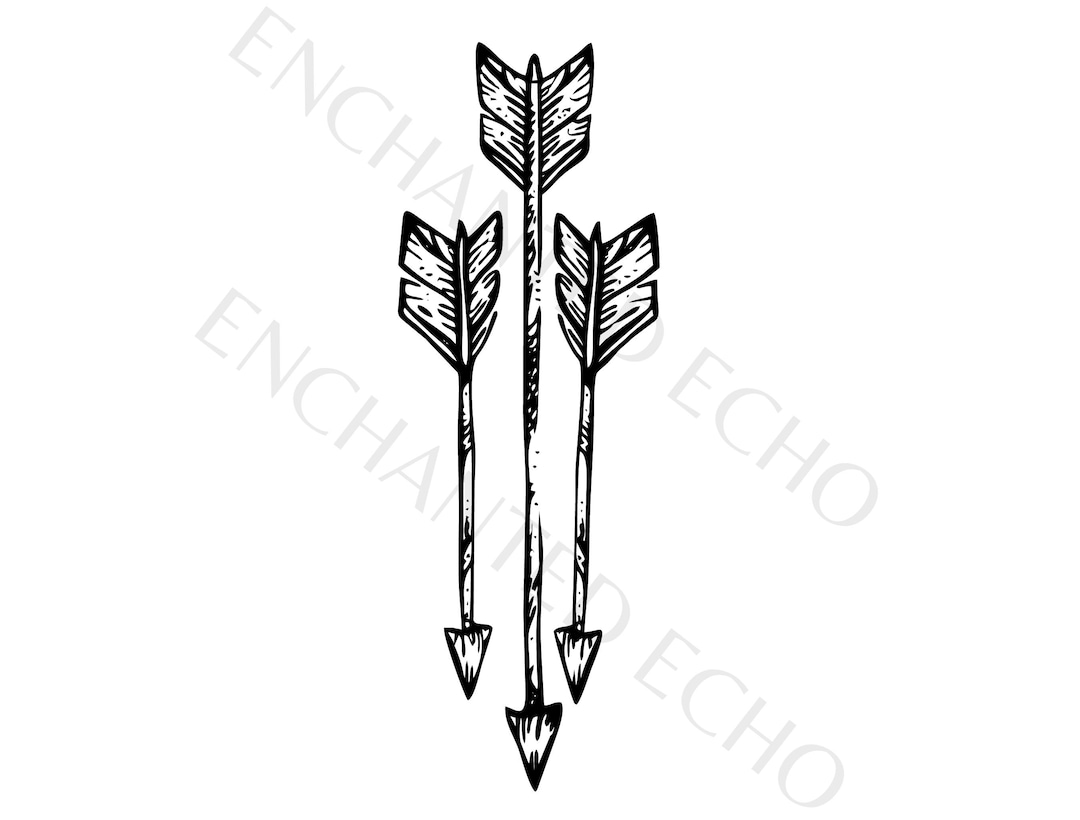 Arrows Svg Arrow Sports Archery Png Clipart Three Arrows Vector ...