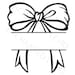 Split Monogram Bow SVG, Ribbon Bow SVG, Bow SVG Cut Table Design,svg ...