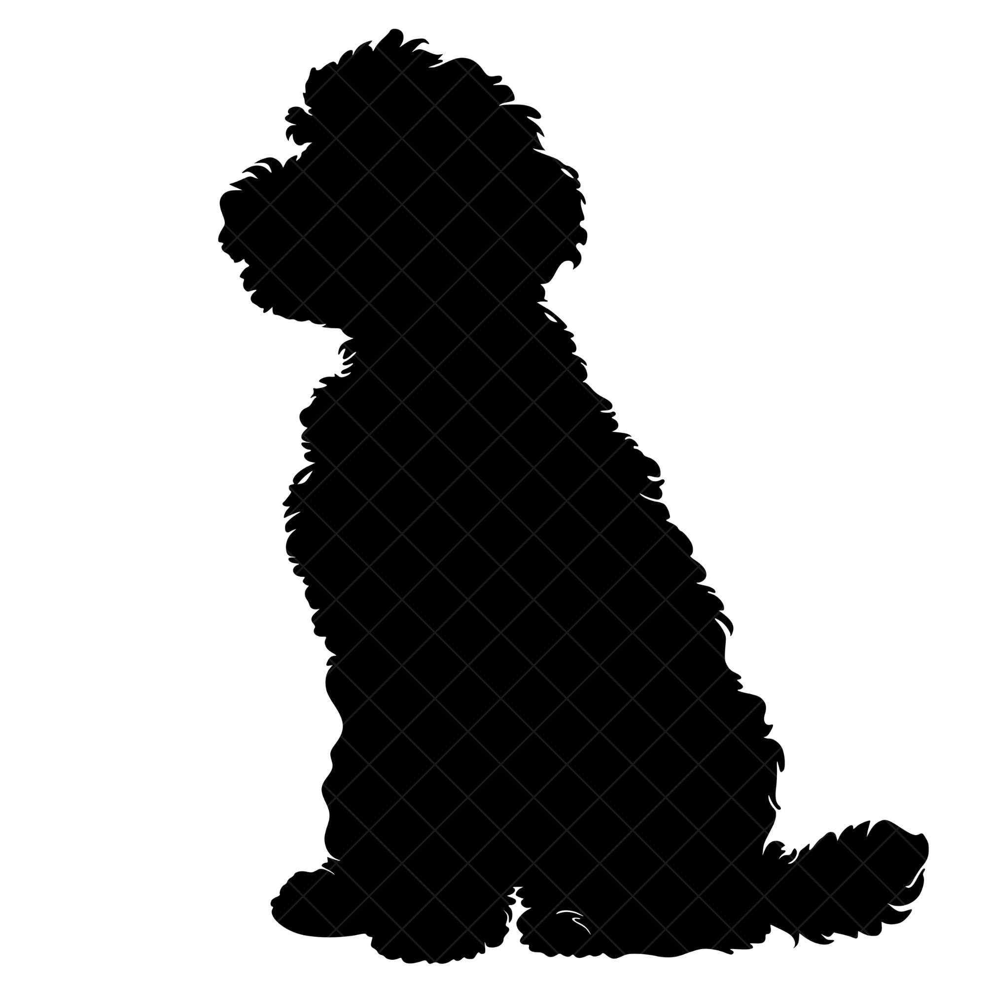 Goldendoodle Dog Silhouette SVG + PNG Set - Golden Doodle Svg - Cute ...