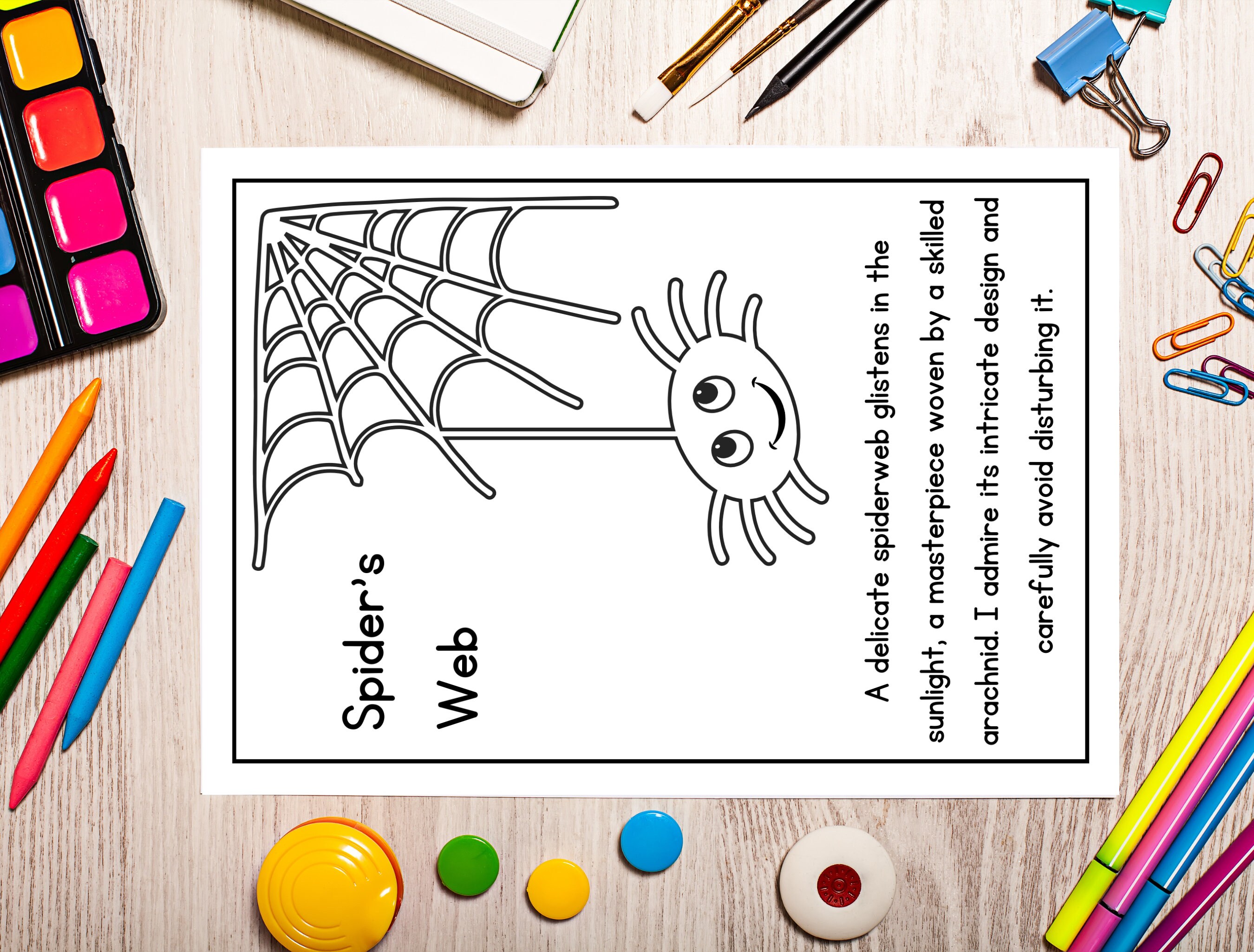 My First Hike Coloring & Educational Book, Printable PDF Downloadable ...