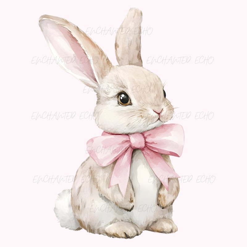 Pink Bunny With Sayings - Etsy