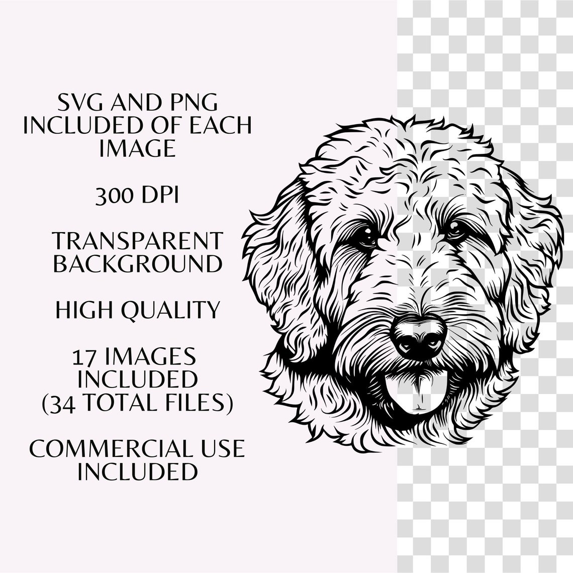 Goldendoodles SVG and PNG Bundle - Golden Doodle Puppies Clipart Pack ...