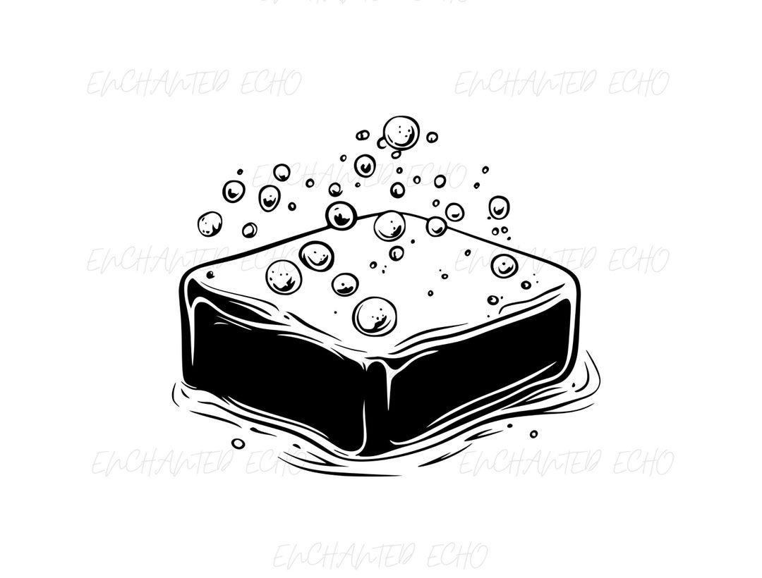 Soap Bar With Bubbles SVG and PNG Set - Bar of Soap Svg - Bubbles Png ...