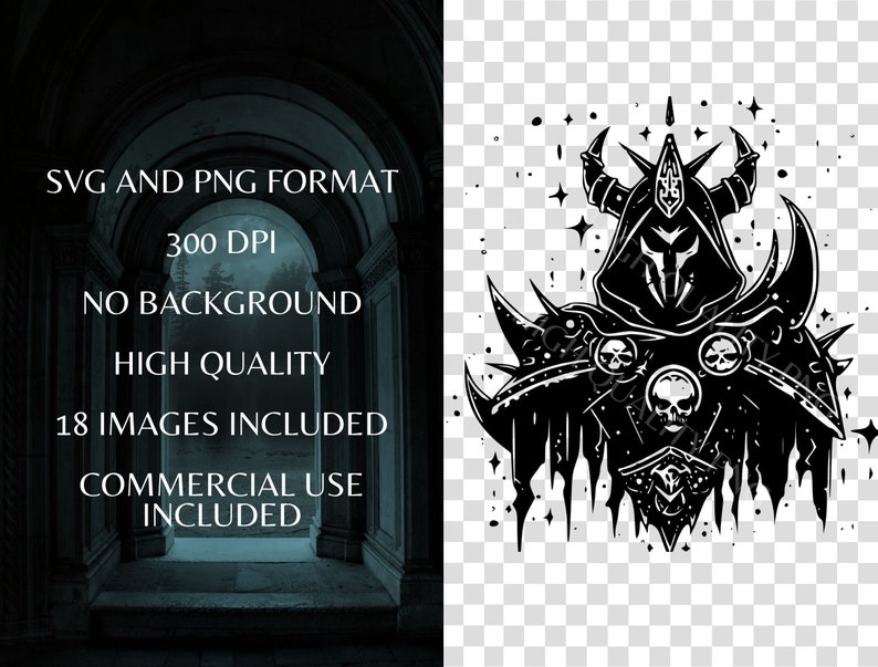 Dark Fantasy Svg, Gothic Romance Clipart Bundle, Pack 18 Images ...