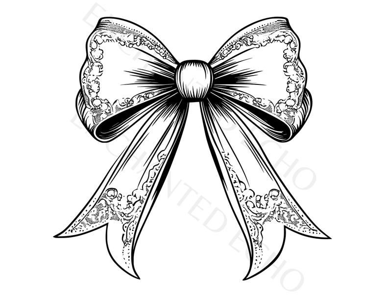 Lace Bow Svg Png Set Coquette Bow Svg Png - Etsy