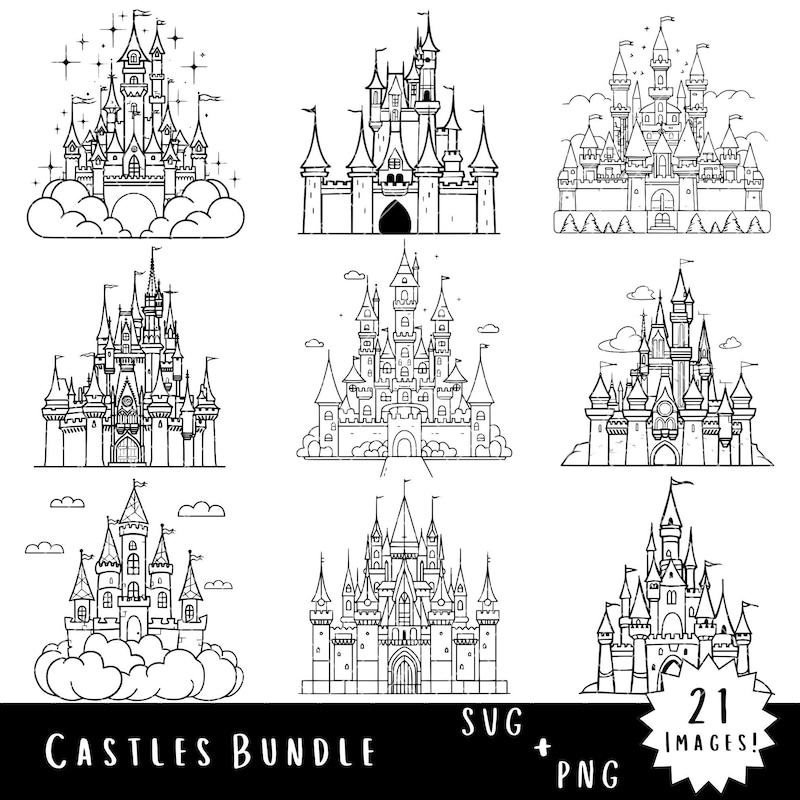 Magic Kingdom Svg - Etsy