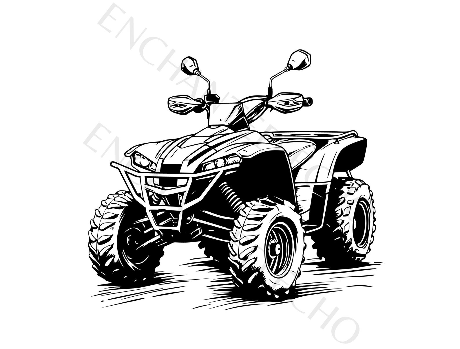 ATV Svg Atv Png Atv Clipart Offroading Svg Fourwheeler Svg 4 Wheeler ...