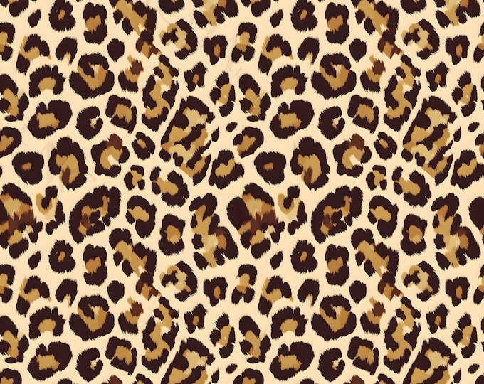 Leopard Print Seamless Pattern PNG - Repeating Cheetah Spots Digital ...