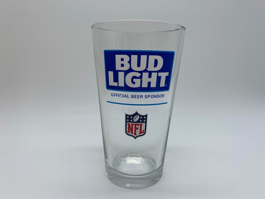 Bud Light NFL Pint Glass NFL Official Beer Sponsor Collectible Glass - Etsy
