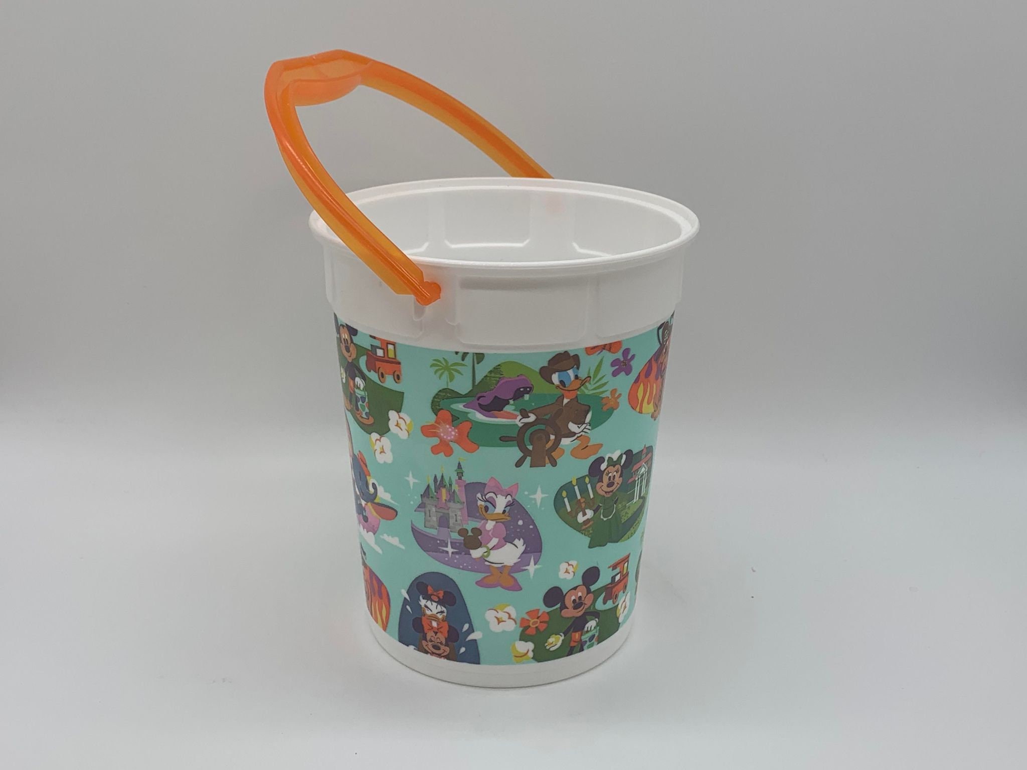 Disneyland Parks Retro Style Round Plastic Popcorn Bucket 2021 - Etsy