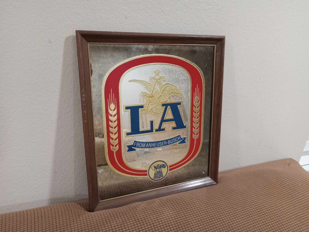 LA Anheuser-busch Beer Mirror - Etsy