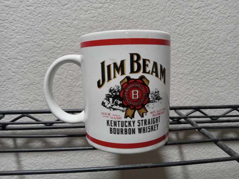 Vintage •jim Beam •kentucky Bourbon •straight Whiskey/coffee Mug 2000 ...