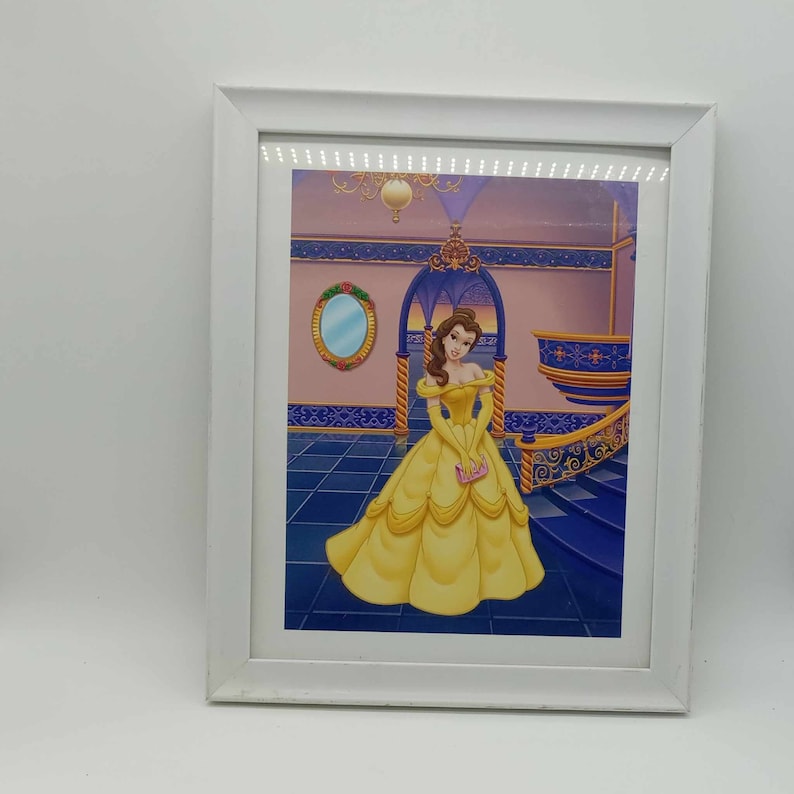 Disney's Beauty and the Beast Picture Frame 16x13 - Etsy