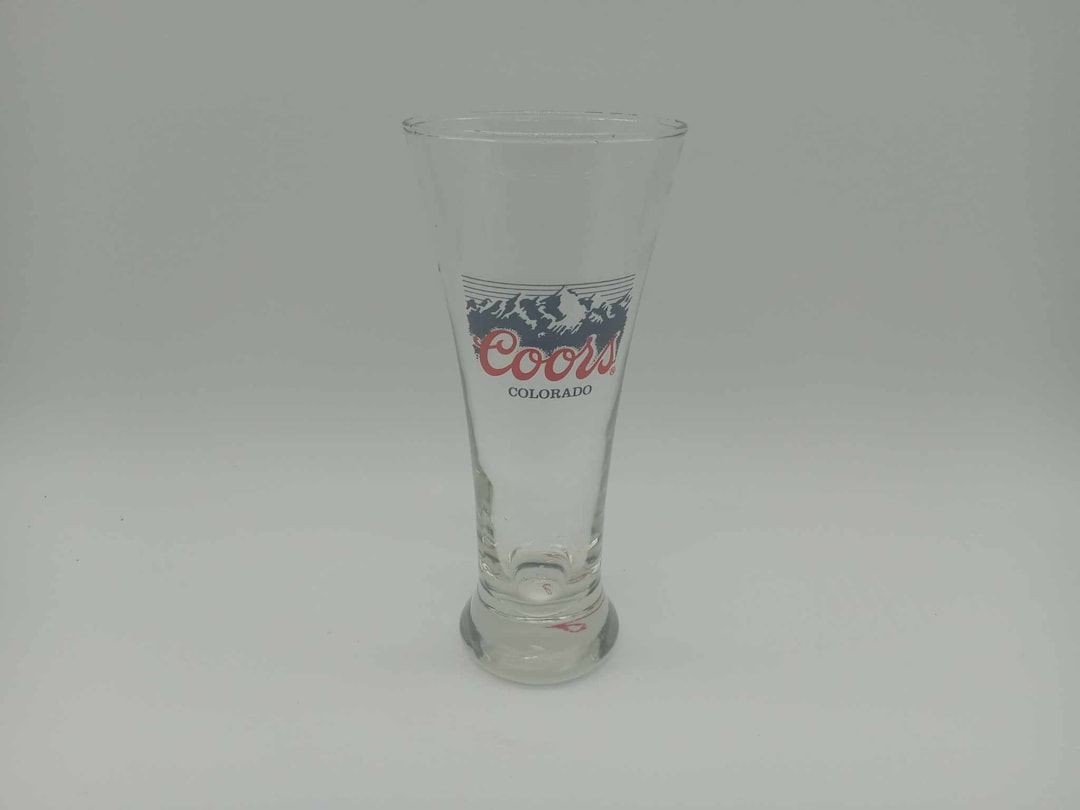 Vintage Coors Beer Glass Pilsner Heavy Base - Etsy