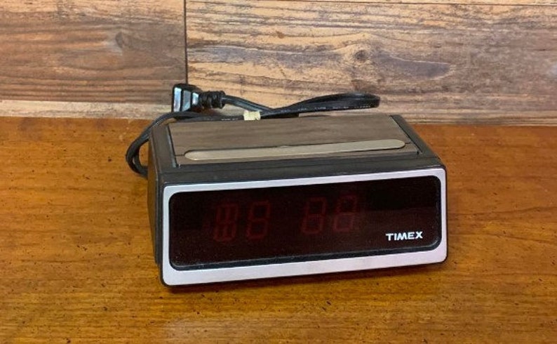TIMEX Digital Alarm Clock Model - Etsy