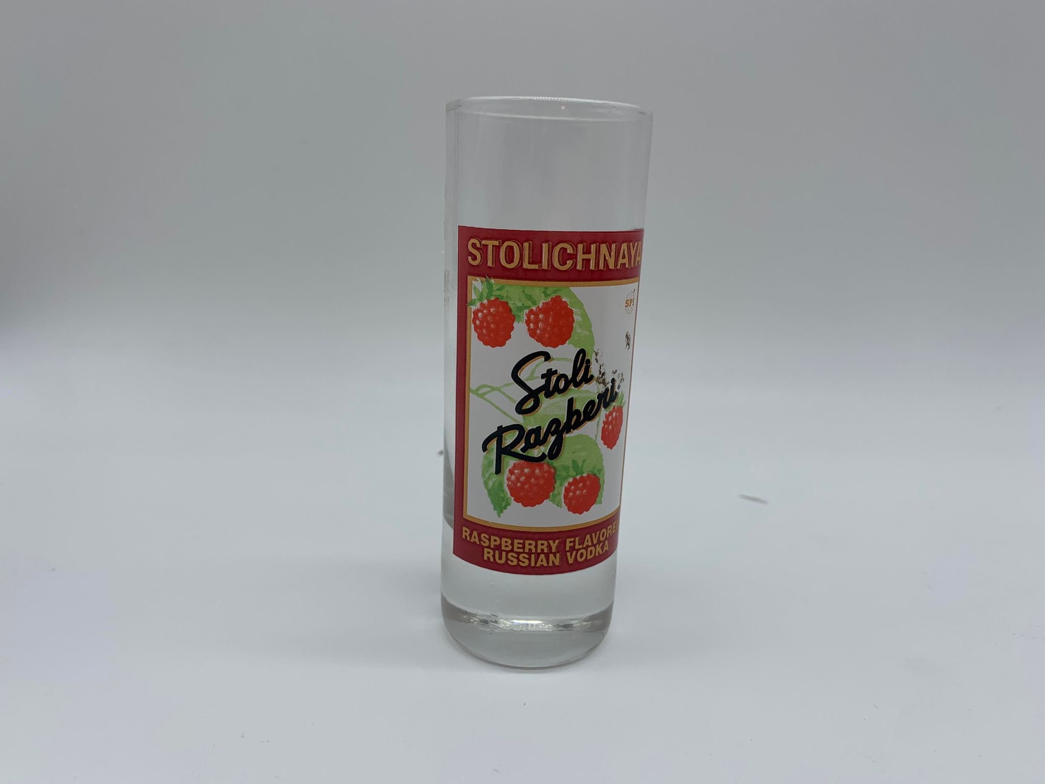Stolichnaya Russian Vodka Tall Shot Glassraspberry Flavored - Etsy