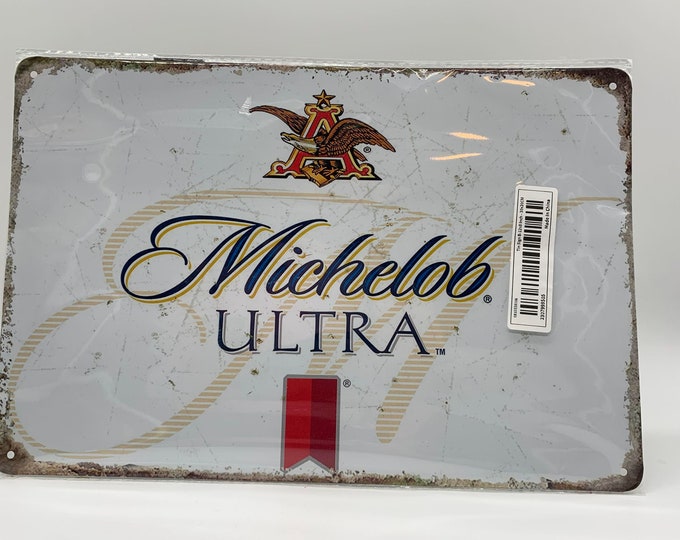 Michelob Ultra Tin Sign 12x8 Inches - Etsy