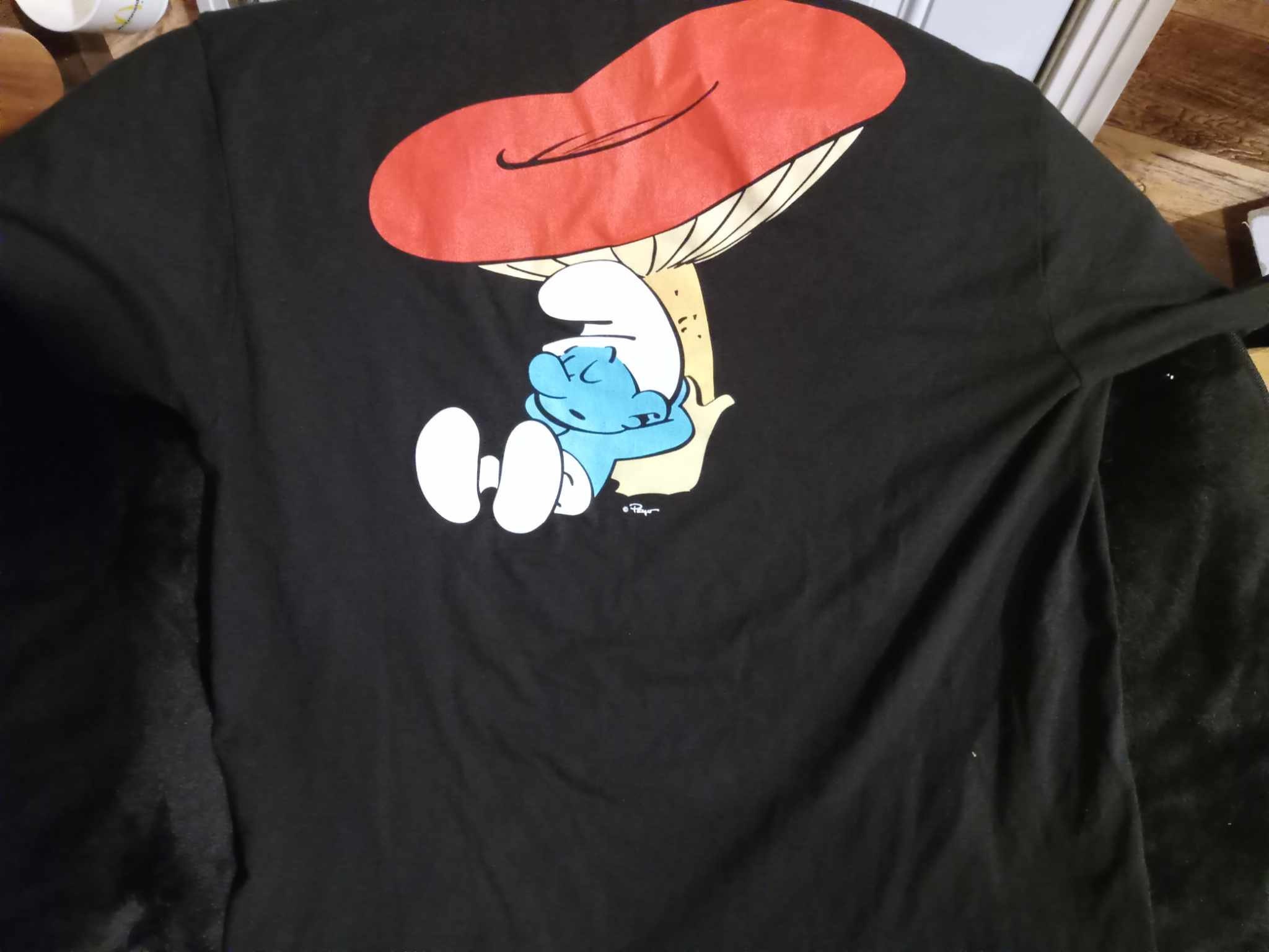 The Smurfs Lazy Smurf Medium Men Size 80s Cartoon T-shirt - Etsy