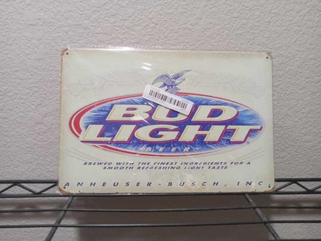 Bud Light Metal Beer Sign for Man Cave 8x10 Inches - Etsy