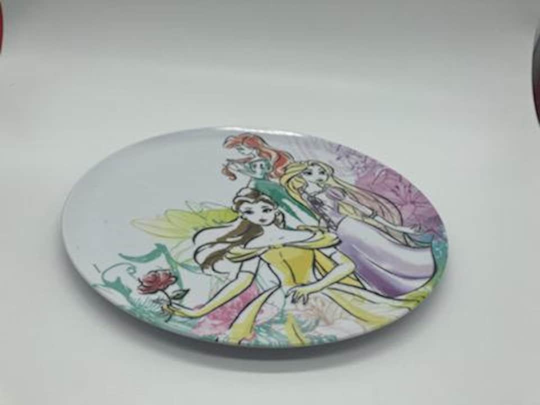 Zak Designs Disney Princess Round 10 Inch Princess - Etsy