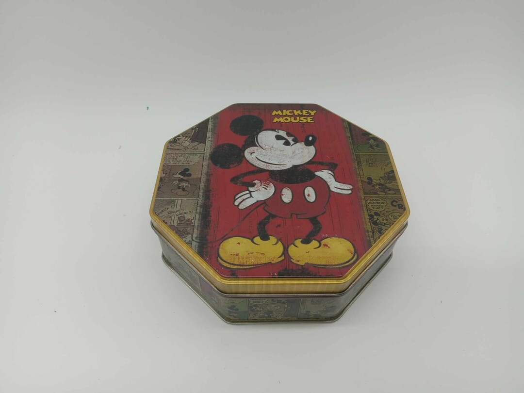 Mickey Mouse Tin Octagon Vintage (empty) - Etsy