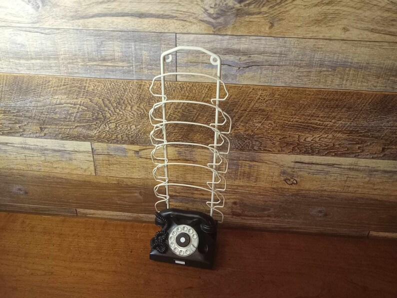 Vintage Letter Holder Rack Telephone Decor - Etsy