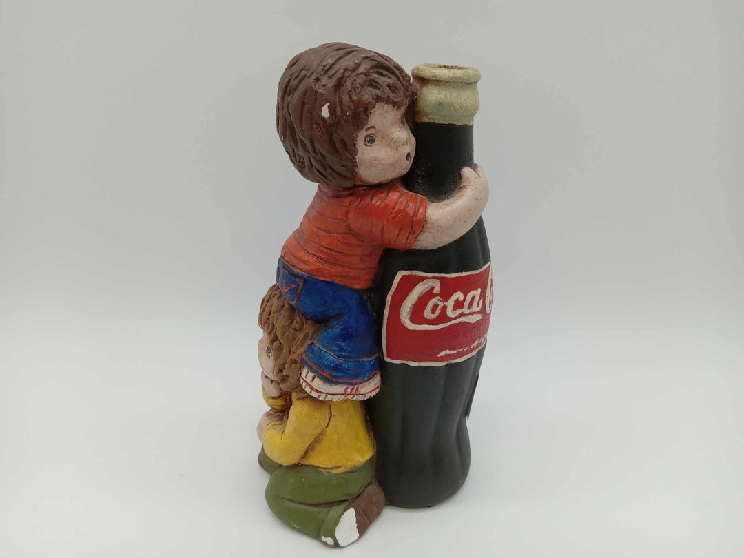 Collectible Coca Cola Two Boys Hugging a Coke Bottle - Etsy
