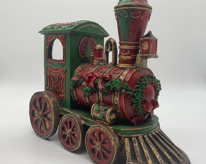 Steam Engine Train Ceramic Christmas - Etsy