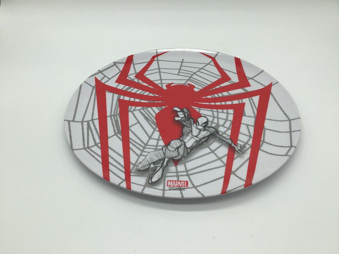 Marvel Ultimate Spiderman Plastic 10 Inches Plate by Zaki - Etsy