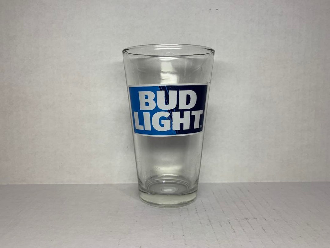 Bud Light Beer Pint Glass - Etsy