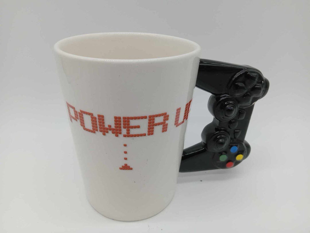 Dave and Busters Power up Coffee Cup Mug Game Controller Handle - Etsy