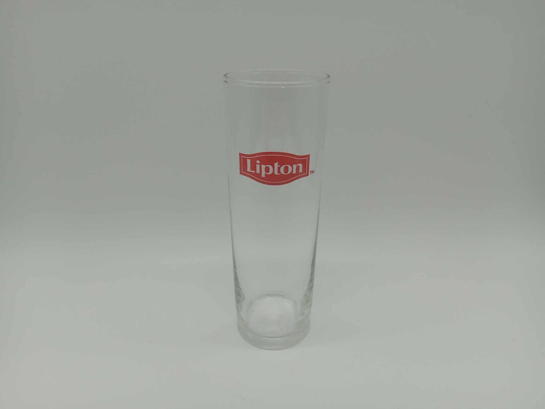 Lipton Tea Large Clear Drinking Glass 7 Inches - Etsy