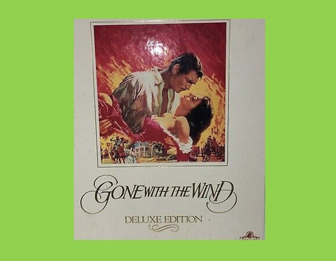 Gone With the Wind Deluxe Edition Box Set Classic VHS MGM - Etsy