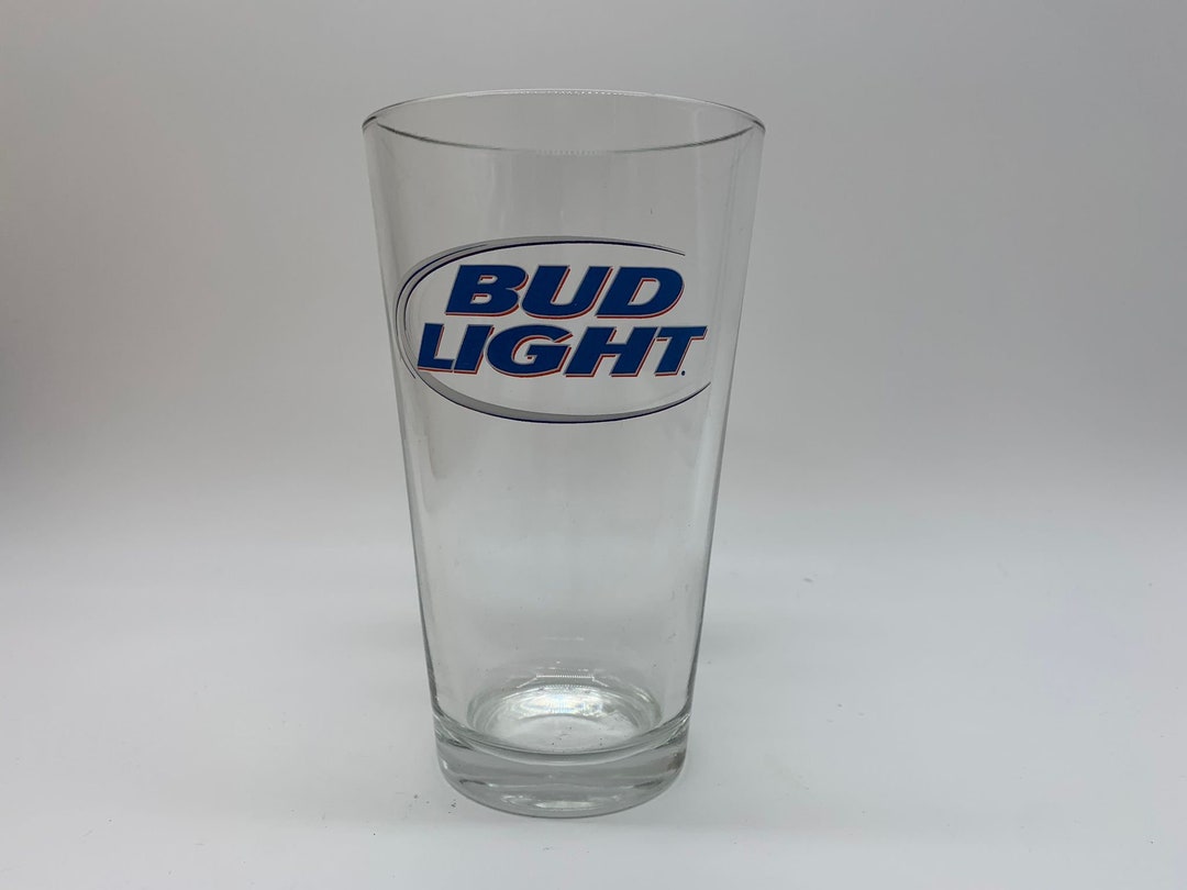 Bud Light Beer Pint Glass - Etsy