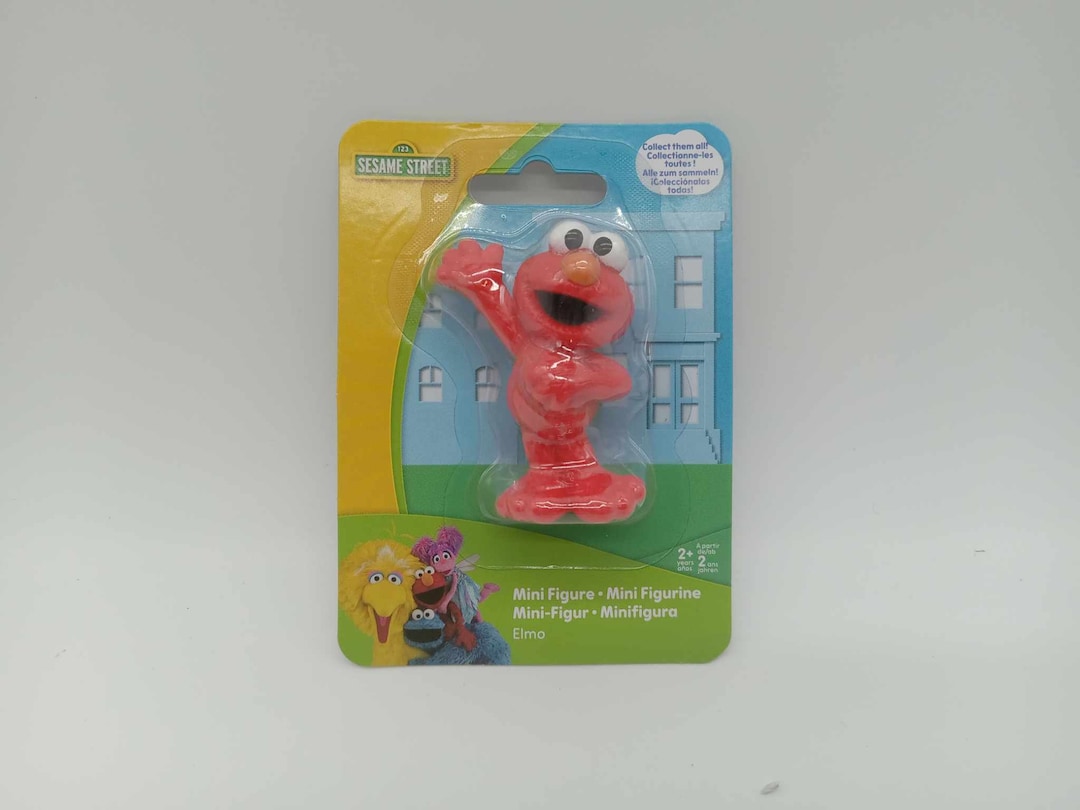 Sesame Street Mini Figure Elmo new - Etsy