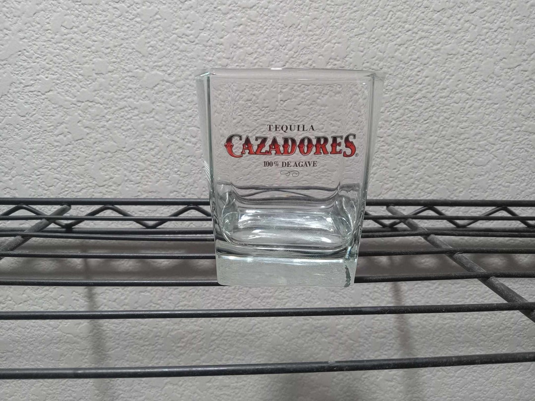 Cazadores Tequila Square Bottom Rocks Glass - Etsy