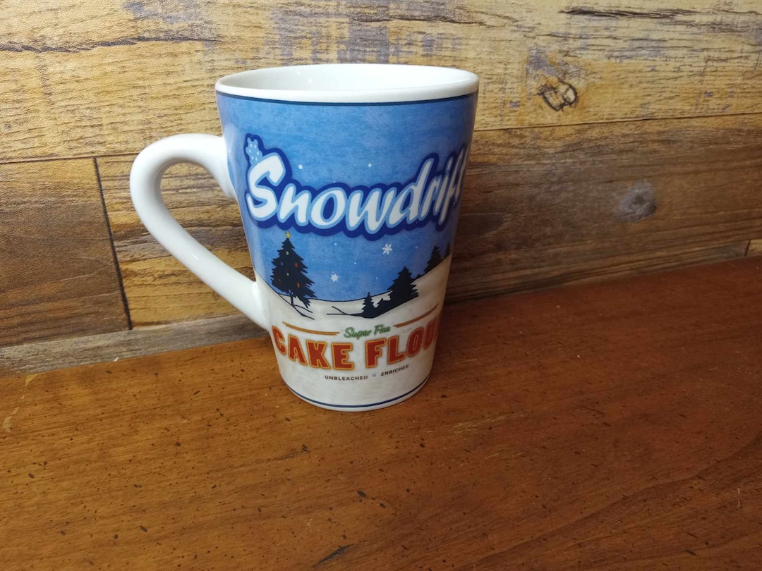 Oneida"coffee Mug Holiday Baking for "snow Drift" Super Fine Cake Flour ...