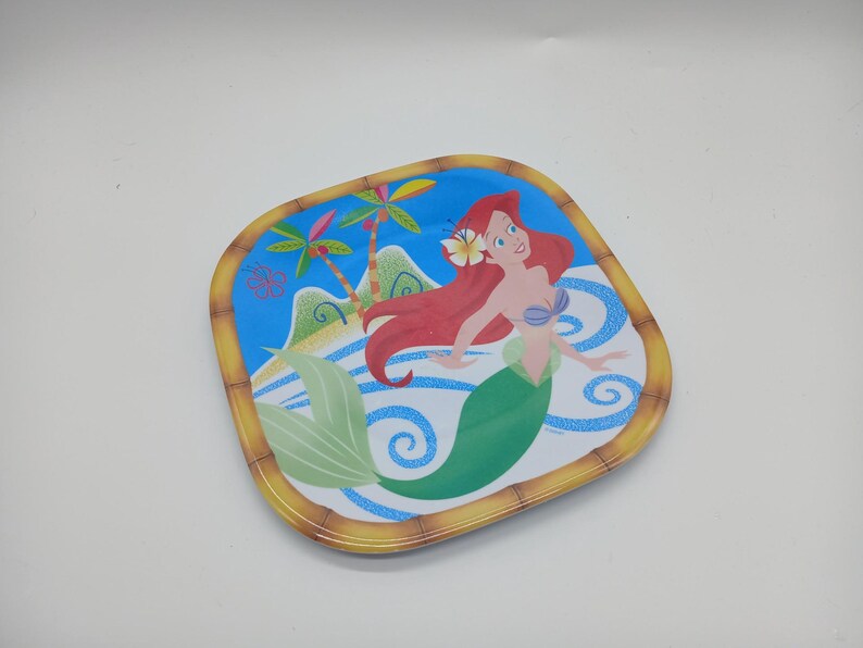 Disney the Little Mermaid Square Kids Plate - Etsy