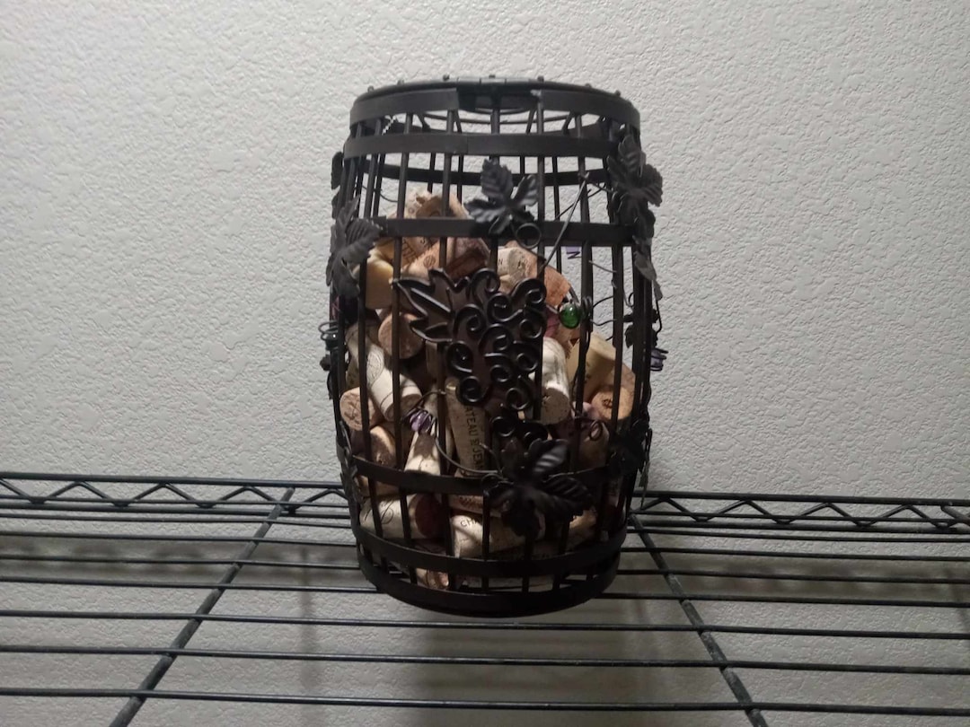 Cork Cage Wine Barrel - Etsy