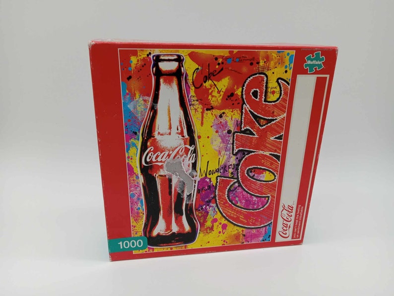 Coca-cola Wonderful Coke Art 1000 Piece Puzzle - Etsy