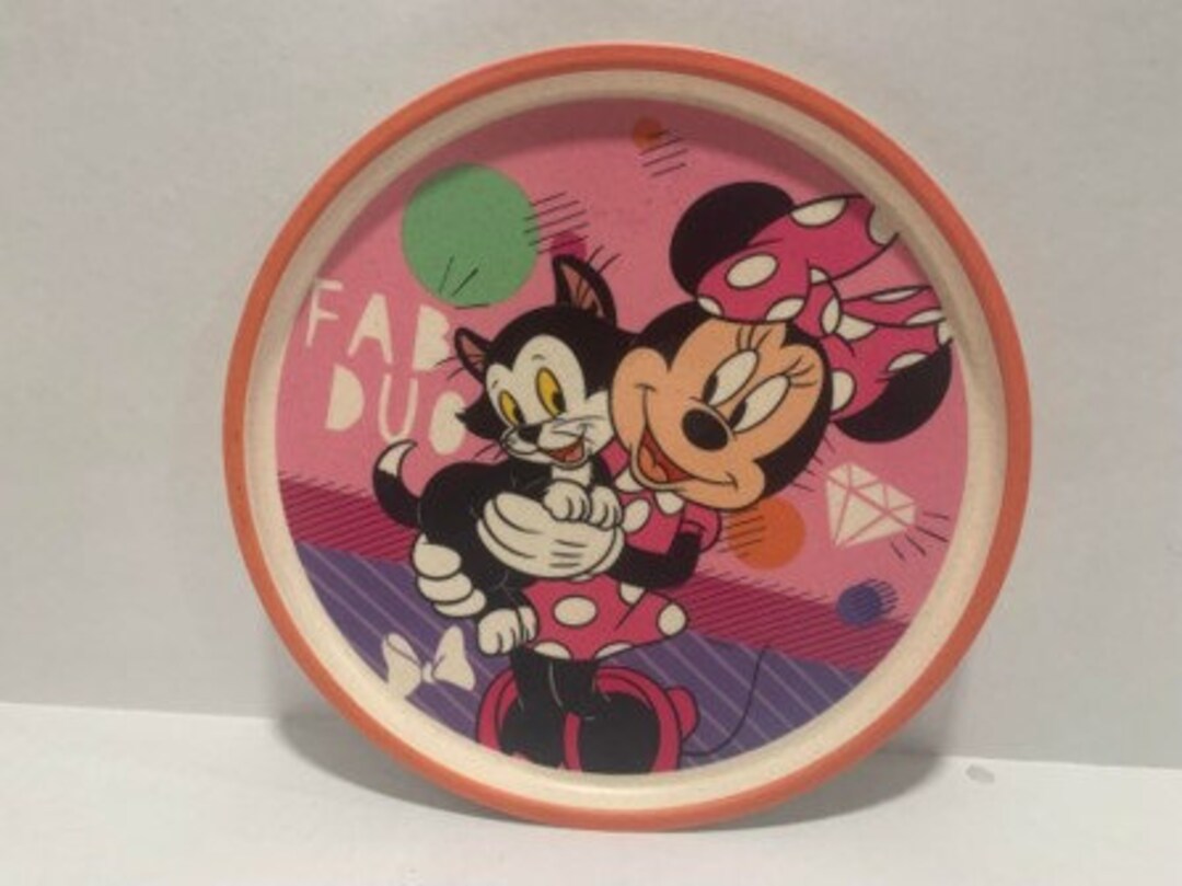 Disney's Minnie Mouse Plate Fab Duo - Etsy
