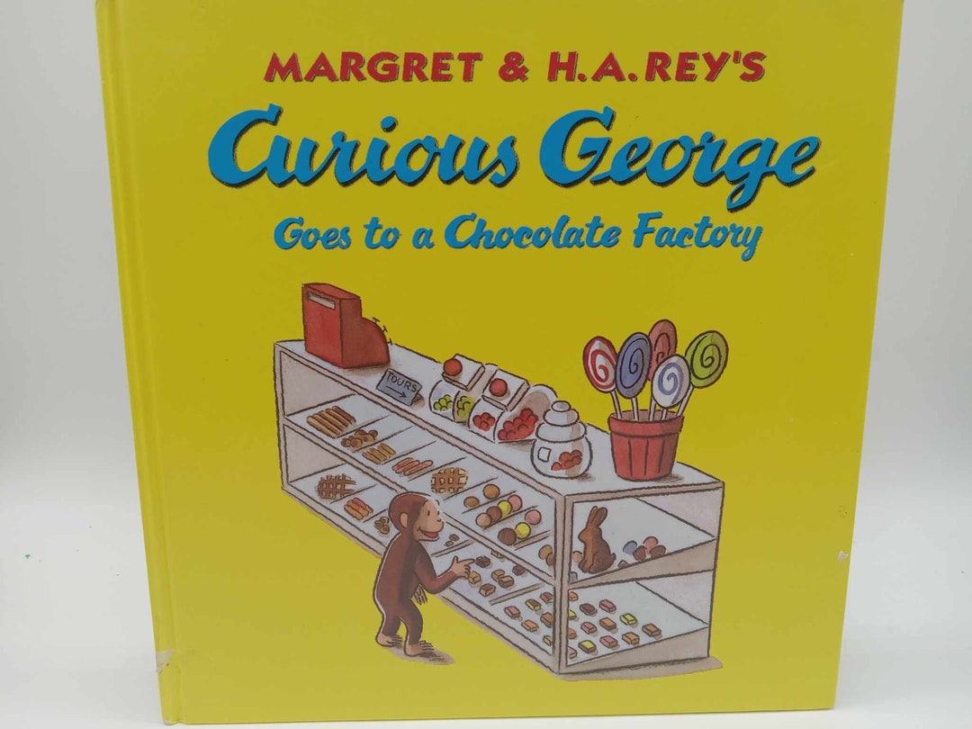Children Book Curious George Goes to a Chocolate Factory (hardcover) - Etsy